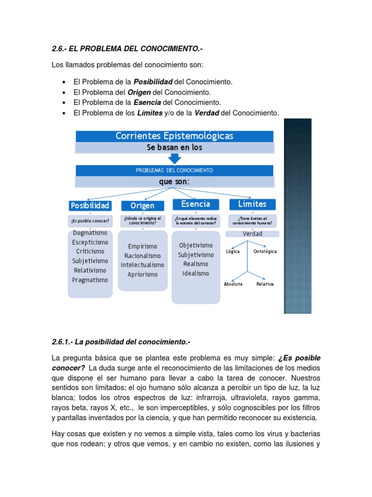 El Problema Del Conocimiento | PDF | Realismo filosófico | Verdad
