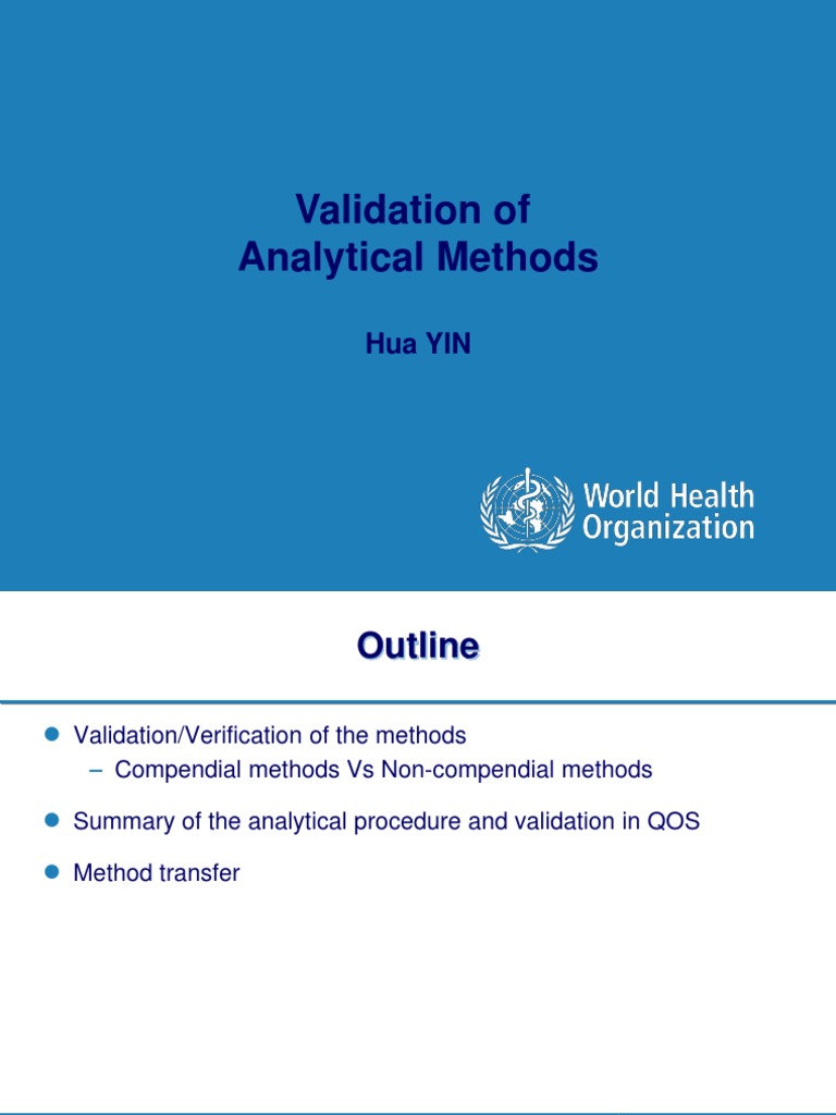 1-8 MethodsValidation | PDF | Accuracy And Precision | Verification And ...
