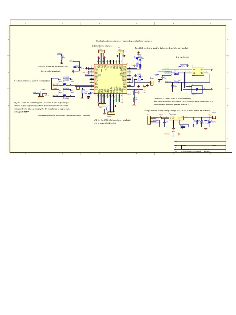Sim808 V2.2.5 | PDF | Electronic Circuits | Electronics