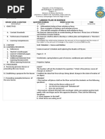 Detailed Lesson Plan About Force and Motion | PDF | Force | Lesson Plan