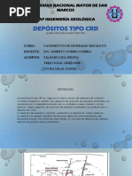 Yacimiento Epitermal de Baja, Intermedia y Alta Sulfuración | PDF | Minerales | Roca (geología)