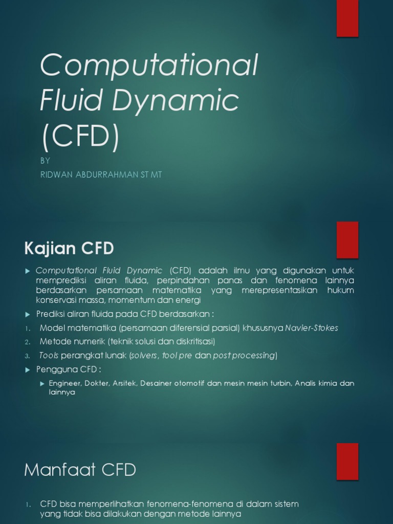 Computational Fluid Dynamic (CFD) | PDF