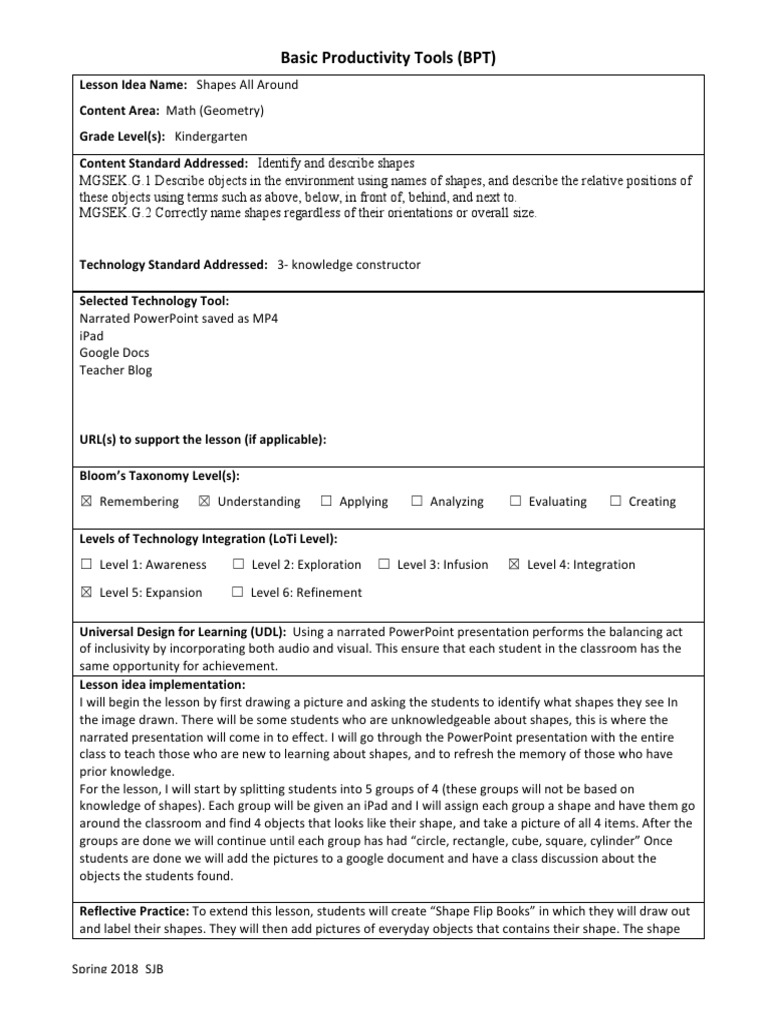 BPT Lesson | PDF | Behavior Modification | Learning
