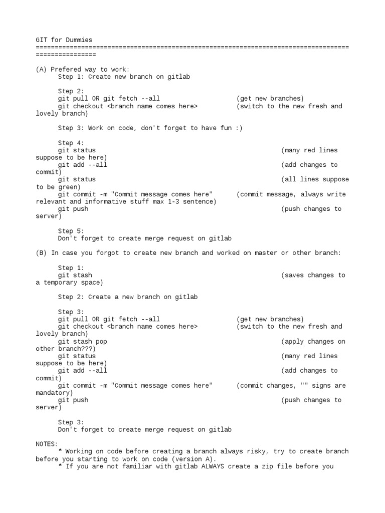 GIT For Dummies | PDF | Areas Of Computer Science | System Software