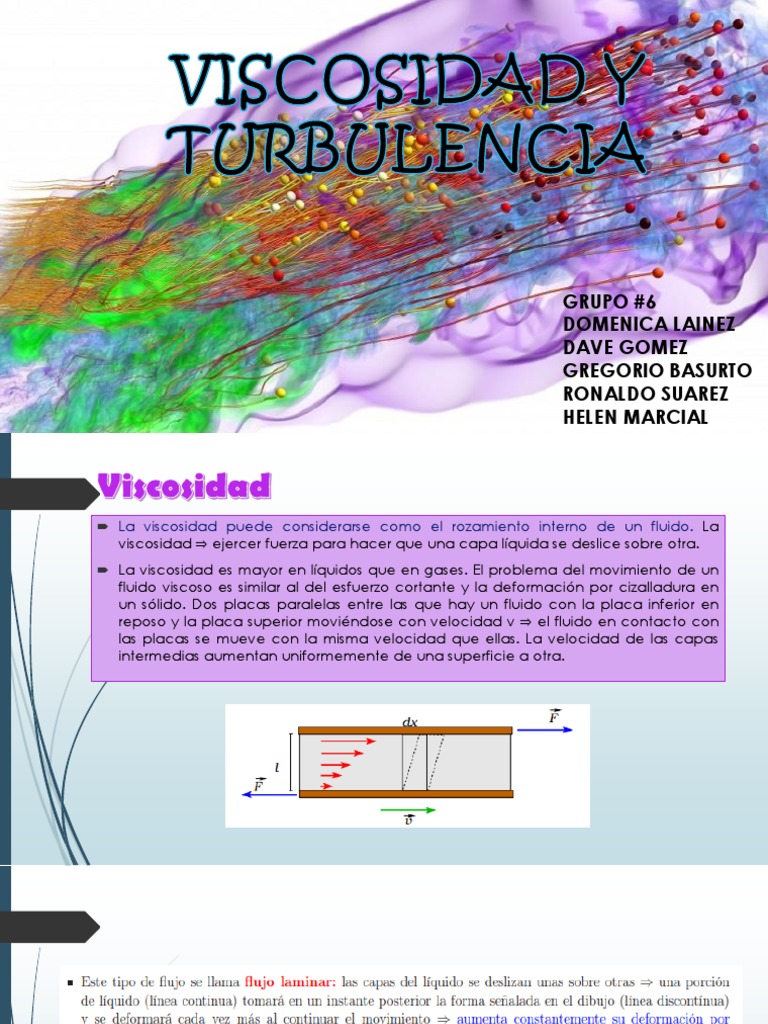 Viscosidad y Turbulencia | PDF | Viscosidad | Turbulencia
