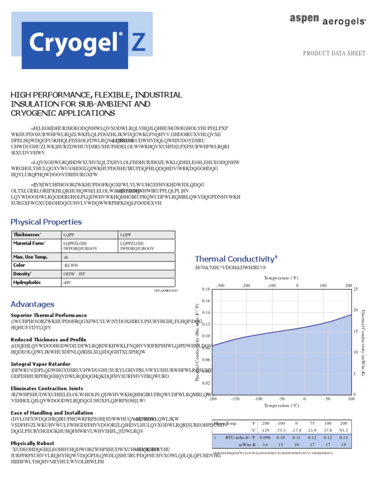 Cryogel Z DS | PDF | Electrical Resistivity And Conductivity | Thermal ...