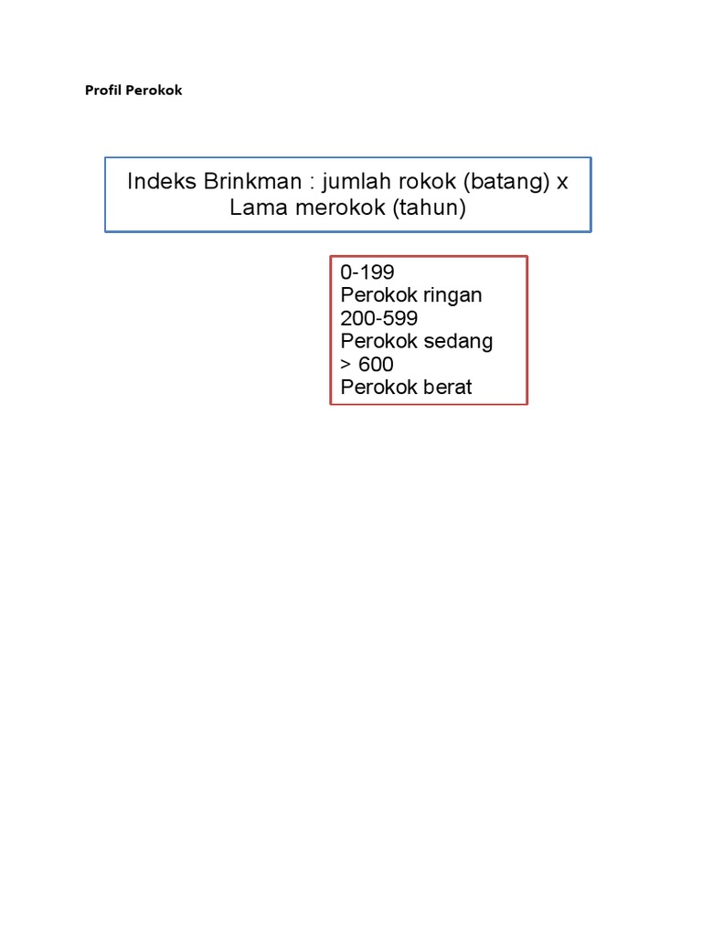 Profil Perokok dan Tingkat Adiksi Nikotin | PDF