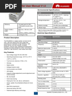 Huawei R4850G2 Rectifier Manual | PDF | Rectifier | Alternating Current