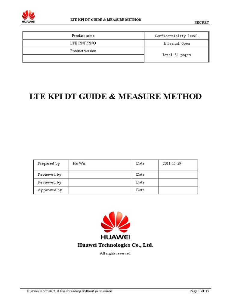 A Concise Guide to Measuring LTE Key Performance Indicators Using Drive ...