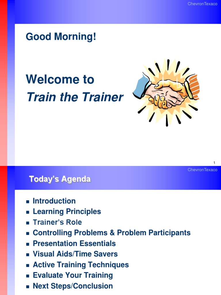 Train The Trainer 3 Hour | PDF | Question | Learning