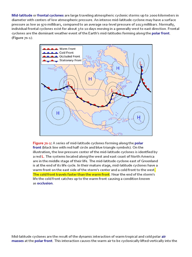 Mid Lat Cyclones | PDF | Cyclone | Tropical Cyclones