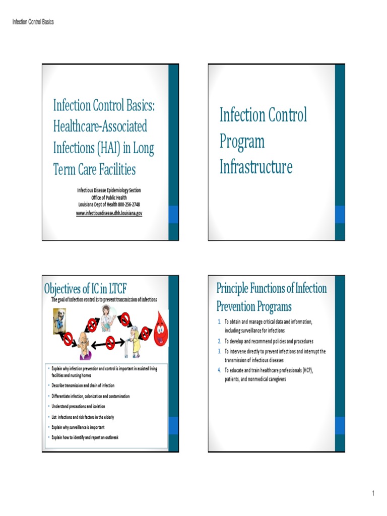 Infection Control Basics | PDF | Infection Control | Preventive Healthcare