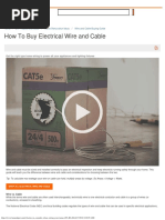 Indian Wiring Specs Guide | PDF | Electrical Wiring | Wire