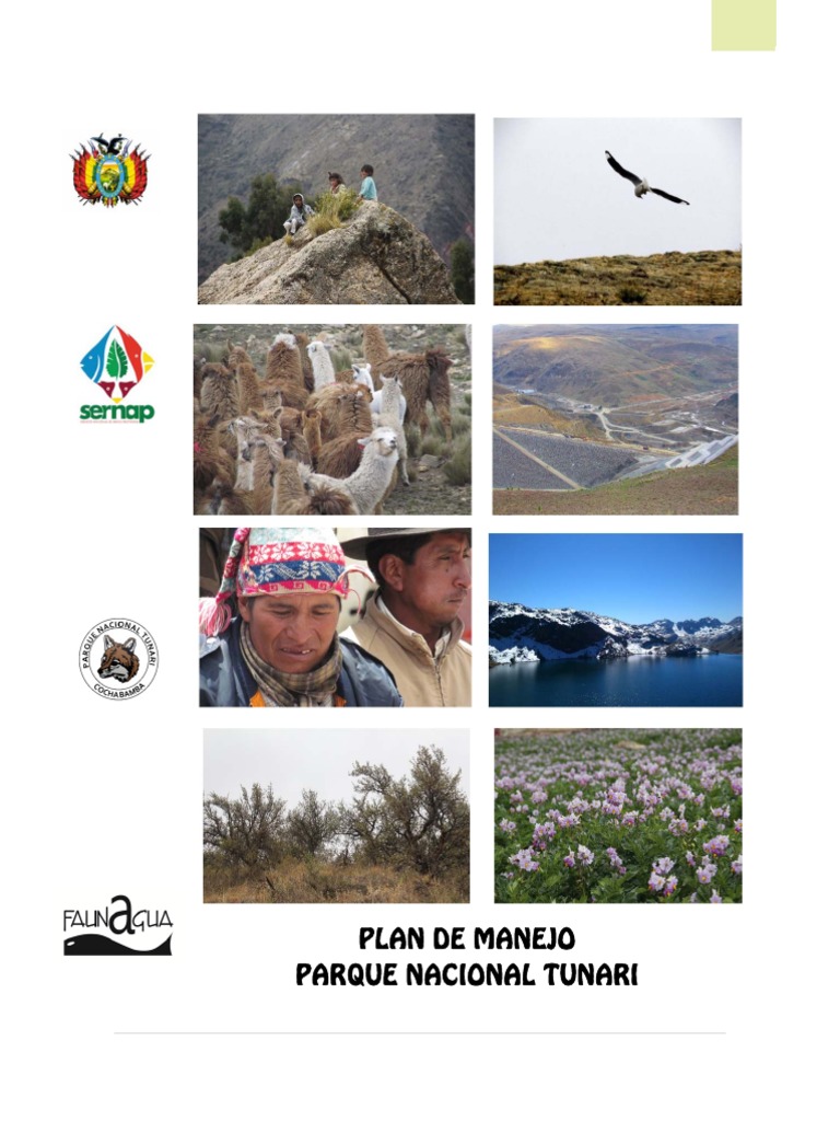 Plan de Manejo del Parque Tunari 2016-2025 | PDF | Biodiversidad | Turismo