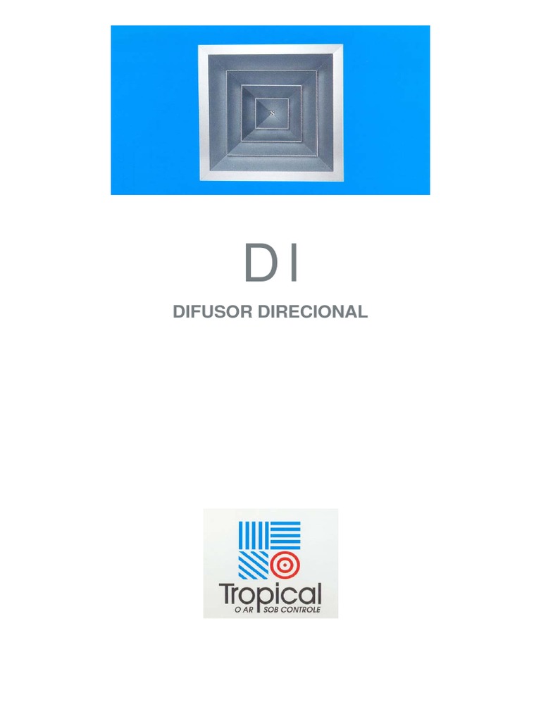 Difusores direcionais de insuflamento versáteis | PDF | Decibel | Pressão