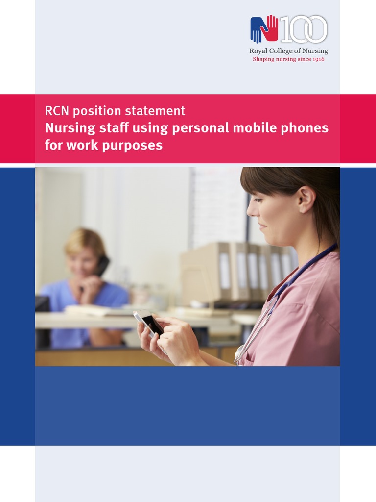 Nursing Staff Using Personal Mobile Phones For Work Purposes | PDF ...