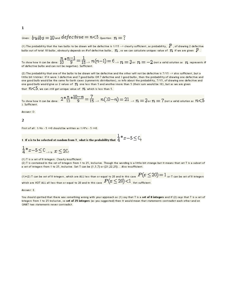 Probability Solutions | PDF | Teaching Methods & Materials | Science & Mathematics