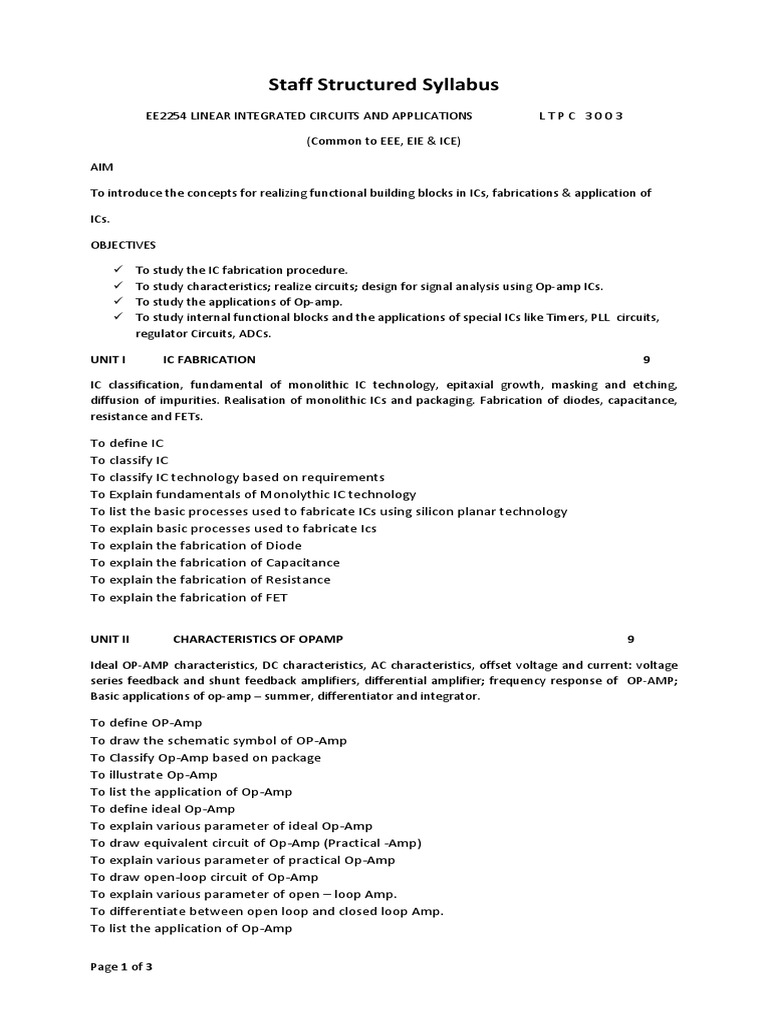 Staff | PDF | Operational Amplifier | Amplifier