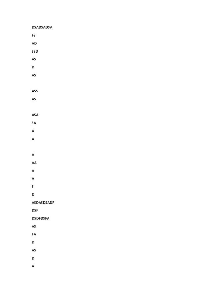 Dsadsadsa FS AD SSD AS D AS | PDF