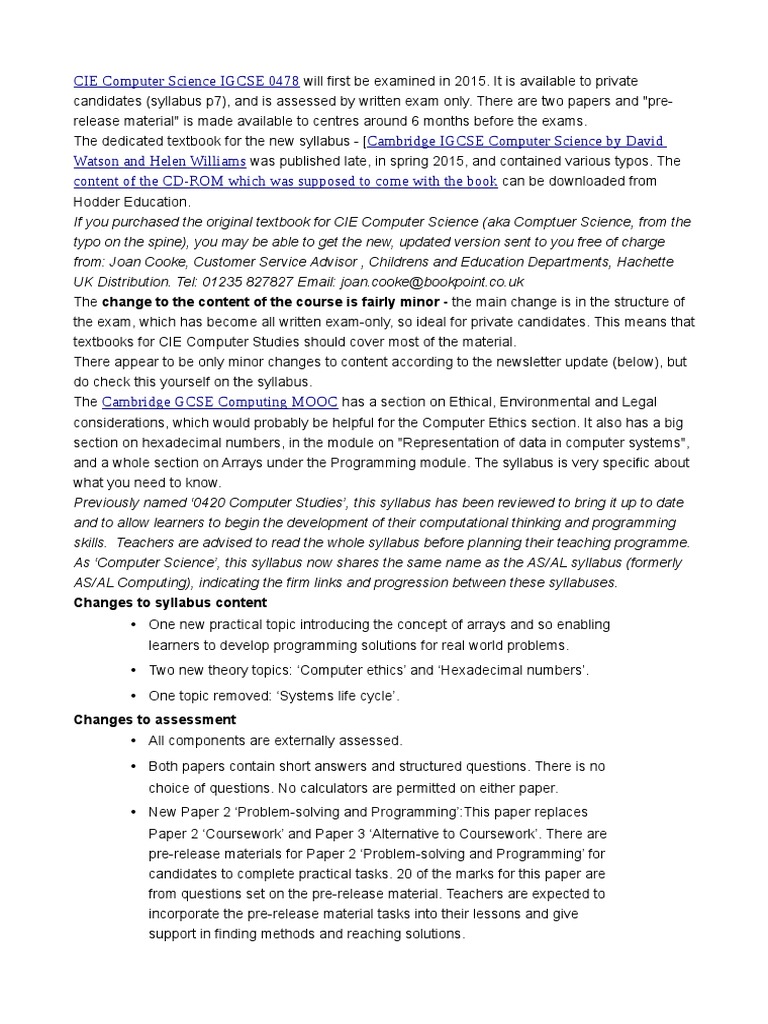Guide | PDF | Computer Programming | Areas Of Computer Science