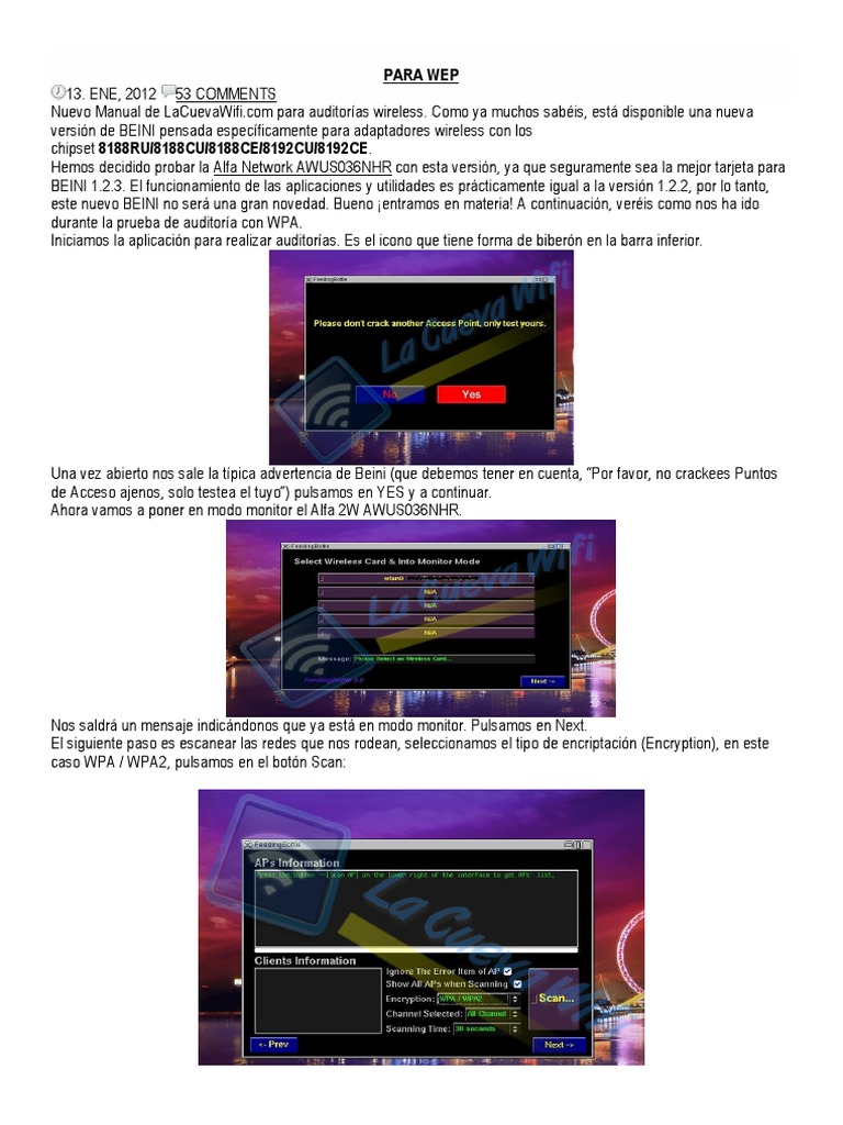 Manual de Uso Beini | Descargar gratis PDF | Point and Click | Red de computadoras