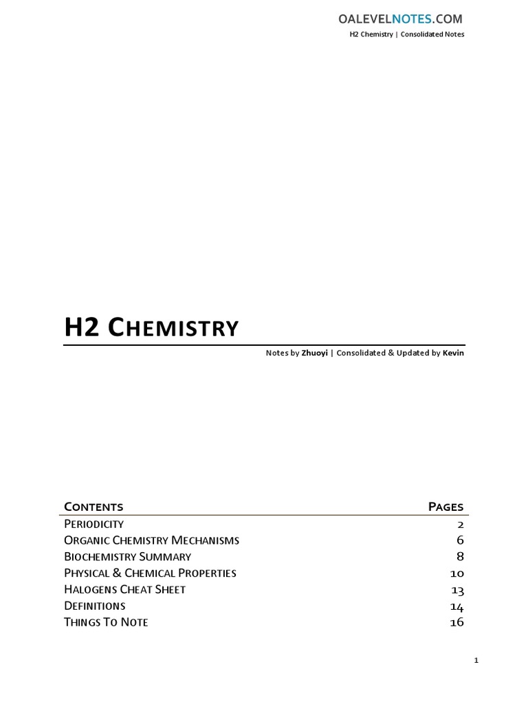 A Level Chemistry Notes PDF | PDF | Beta Sheet | Ion