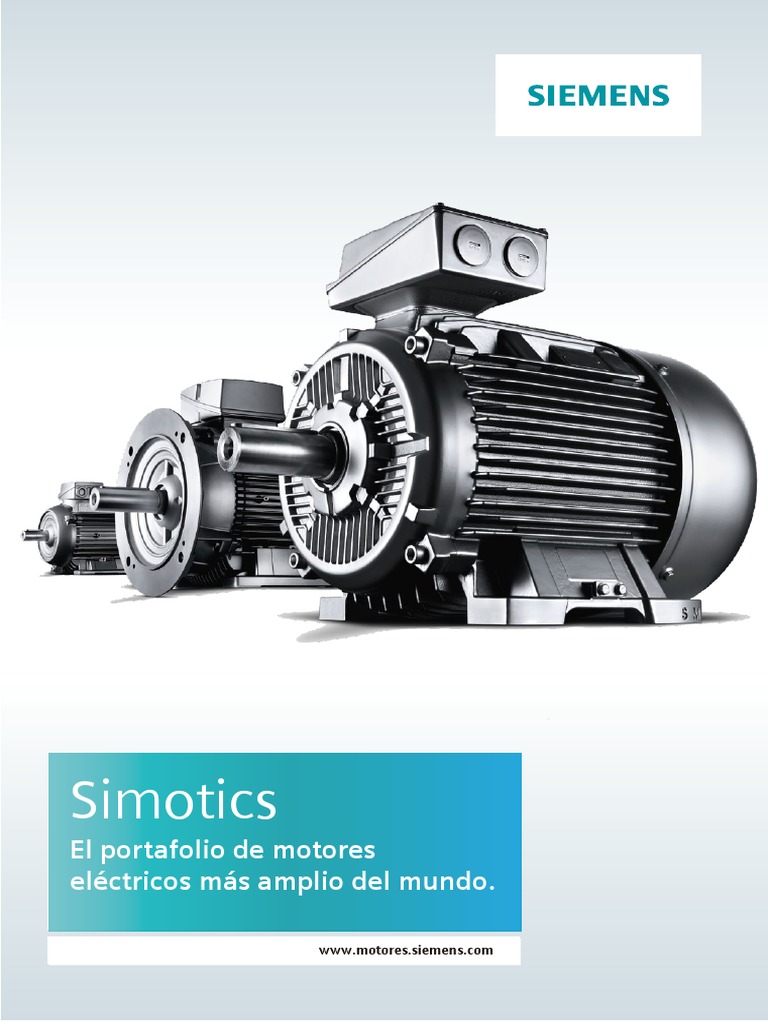 Brochure Motores SIMOTICS Jun | PDF | Motor eléctrico | Diseño