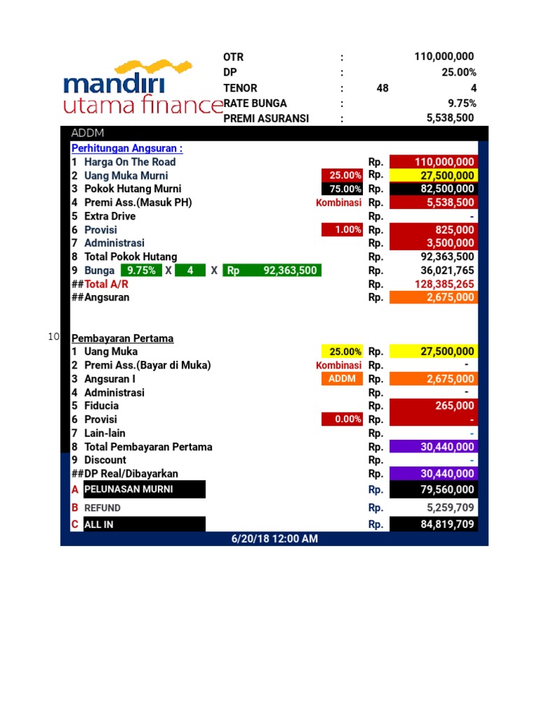 Simulasi Muf Full Arya Fix | PDF
