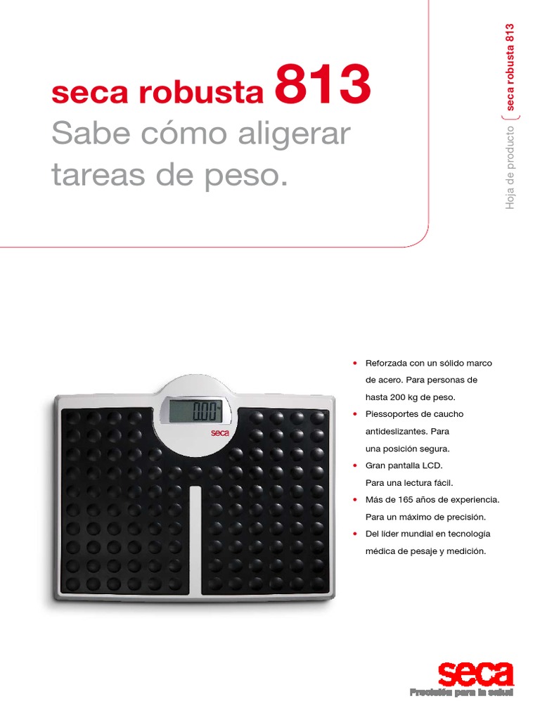 Báscula Seca Robusta 813: Especificaciones | PDF | Naturaleza