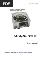 SDR Console V3 SDRPlay RSP QuickGuideTips | PDF | High Frequency | Equalization (Audio)