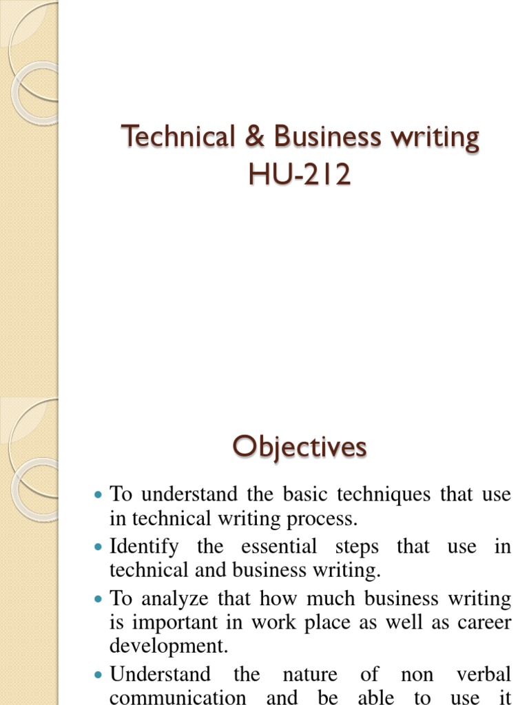 Technical & Business Writing | PDF | Expert | Information