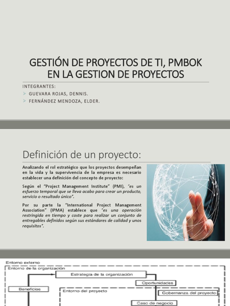 Gestión de Proyectos de TI y PMBOK | PDF | Proceso de desarrollo de ...