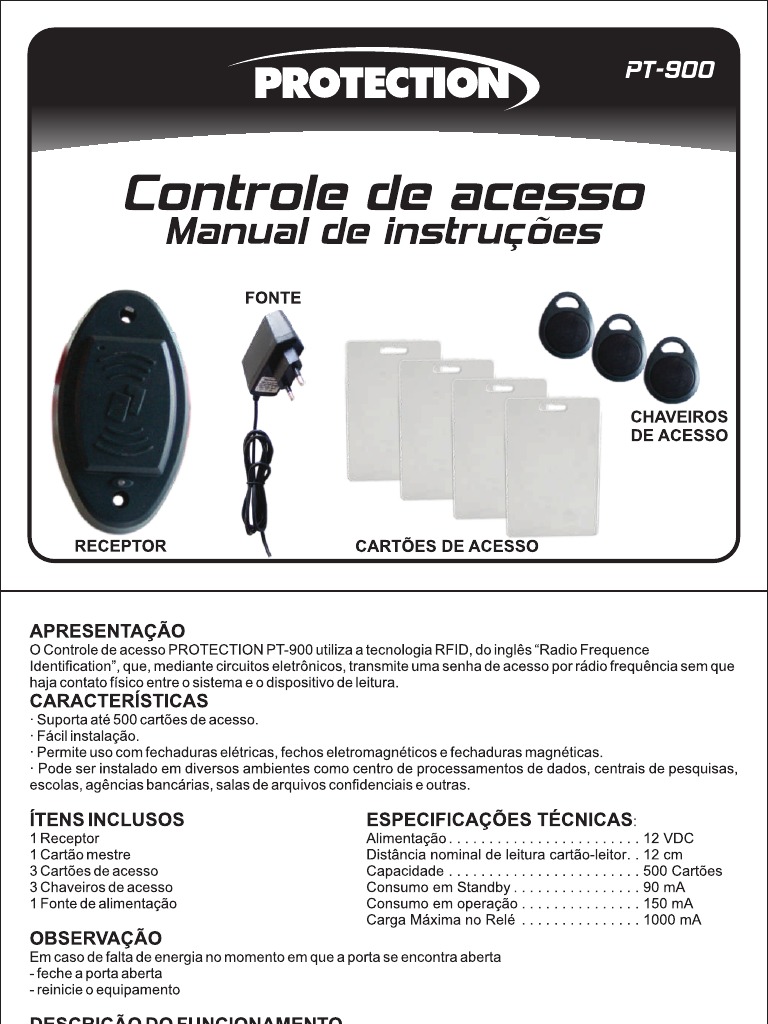 Manual PT 900 Protection PDF | PDF