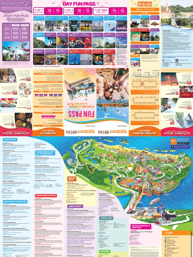 Sentosa Fun Pass Brochure 2 MAY 2018 ENG FA | PDF | Business