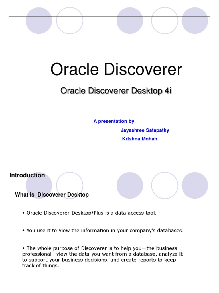 Discoverer Cchecking | Download Free PDF | Oracle Database | Chart