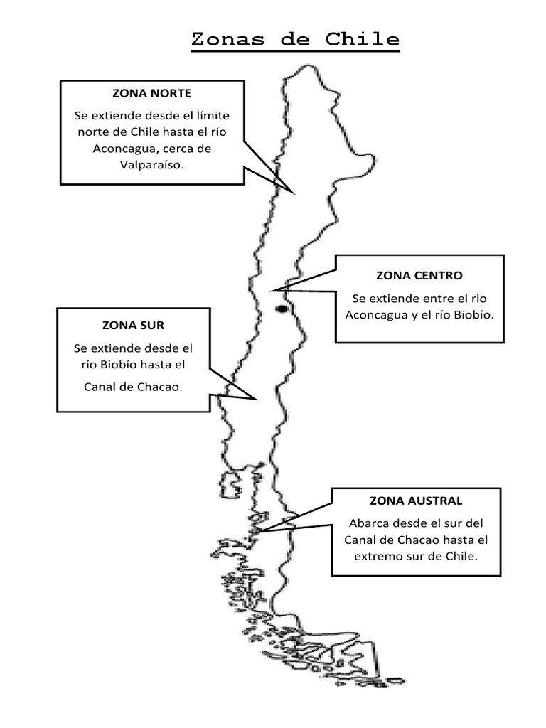 Zonas Geográficas de Chile | PDF