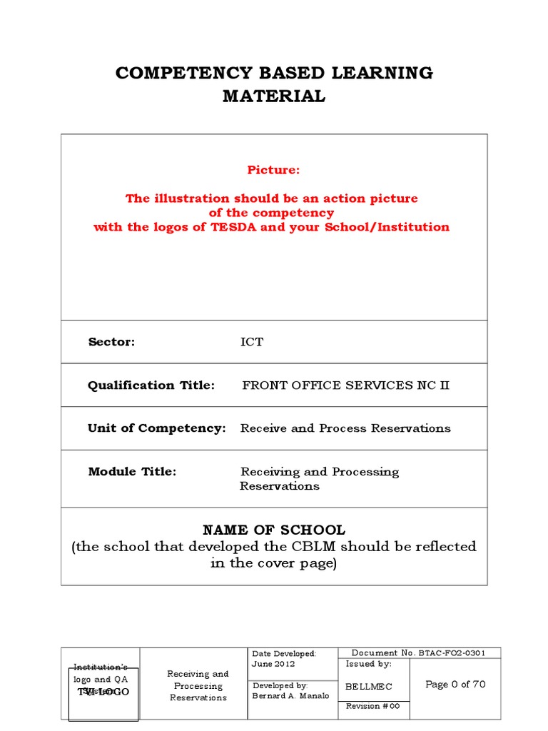 04 CBLM With Competency Assessment Tools | PDF | Competence (Human Resources) | Evaluation