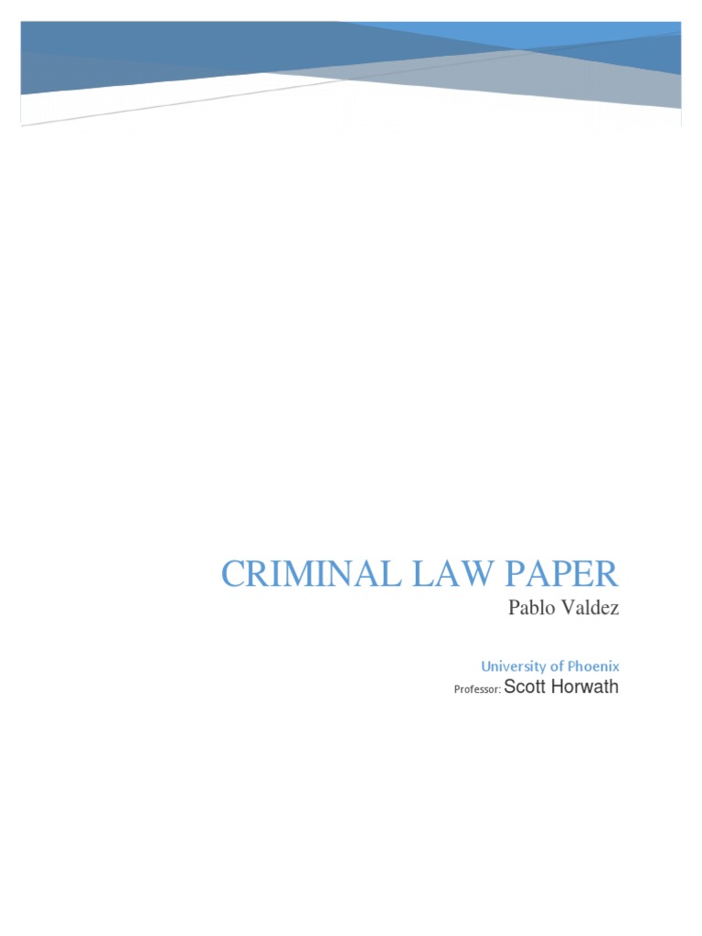 Valdez - Pablo I Criminal Paper | PDF | United States Court Of Appeals ...