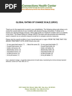 Patient Global Impression of Change Scale | PDF