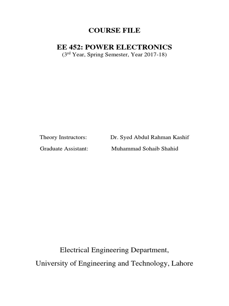 File 1 Course File Title | PDF | Science & Mathematics | Technology ...