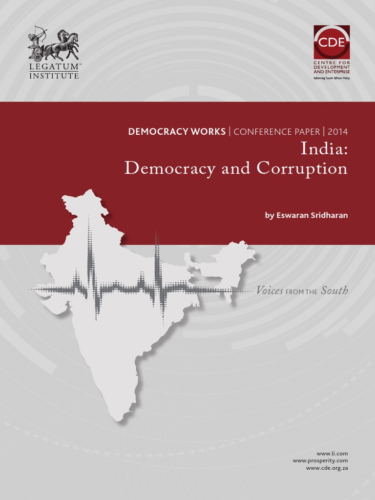 India - Democracy and Corruption | PDF | Political Corruption | Corruption