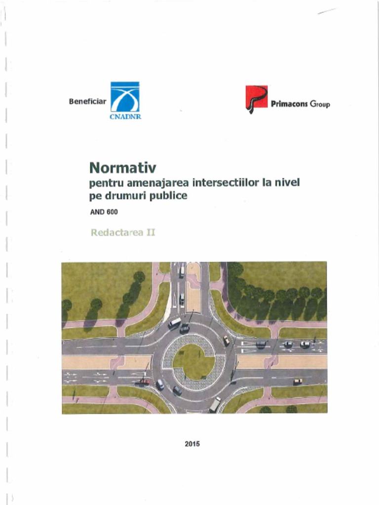 AND 600-2015 Intersectii PDF | PDF