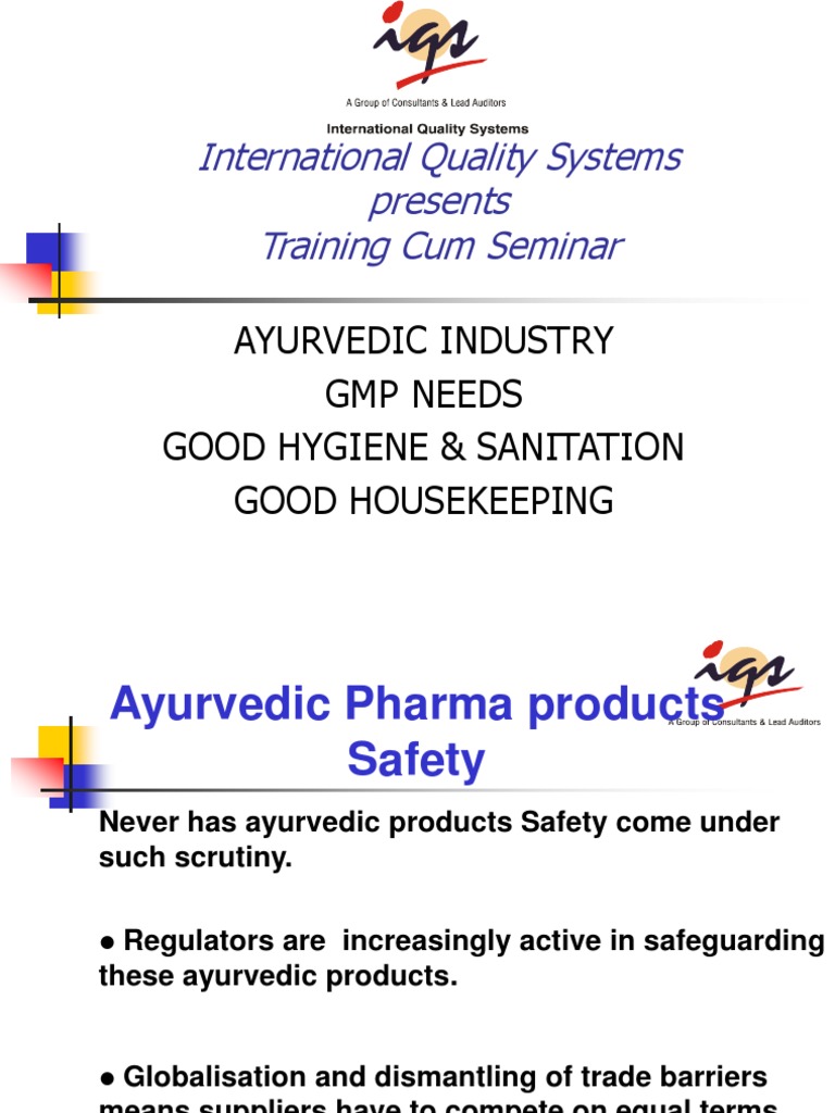 AYURVEDIC12 Final GMP | PDF | Hygiene | Hand Washing