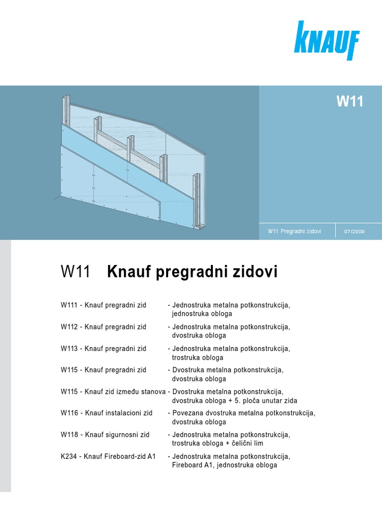 Knauf Zidovi PDF | PDF