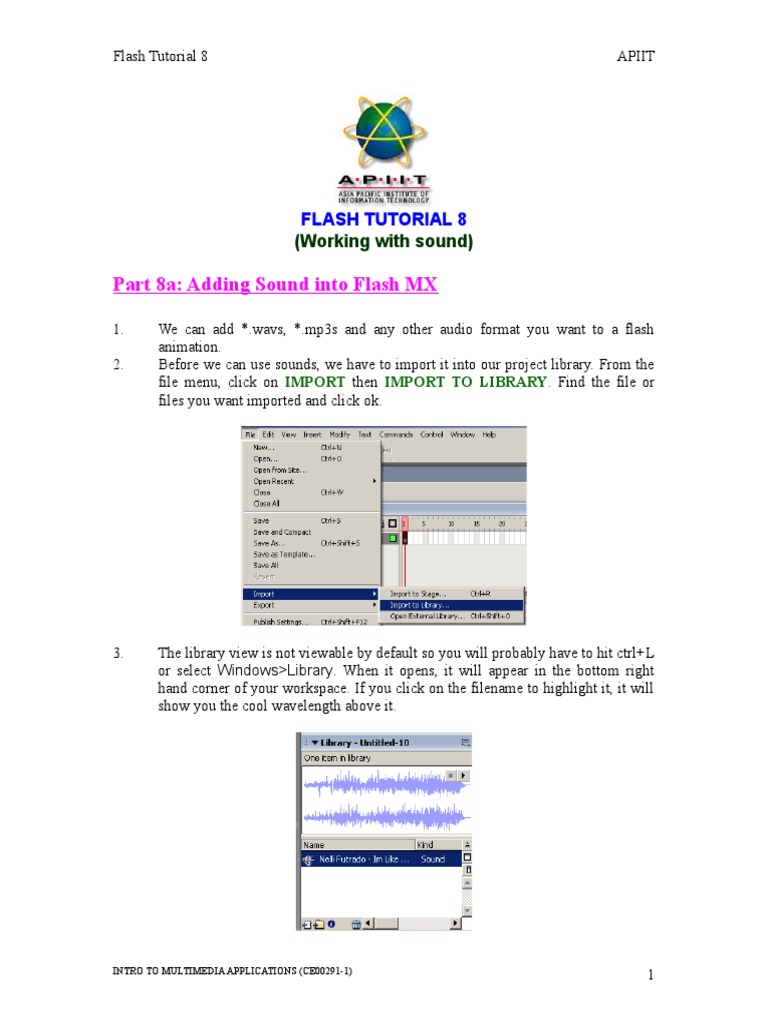 MMT Tutorial 8 | PDF | Adobe Flash | Software