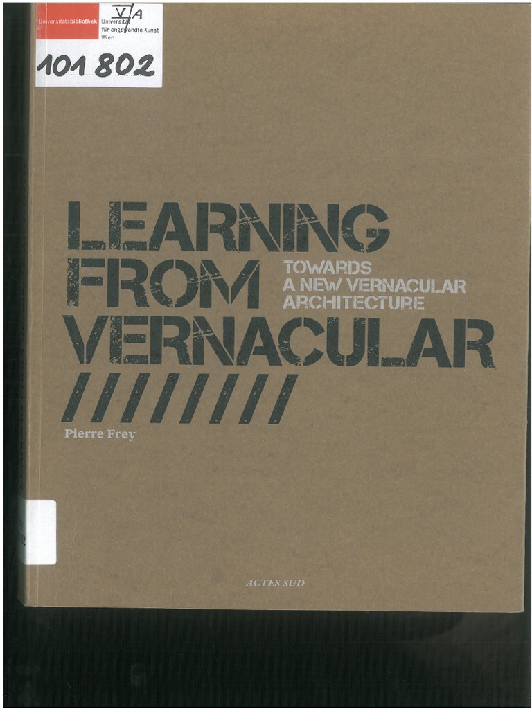 Learning From Vernacular | PDF