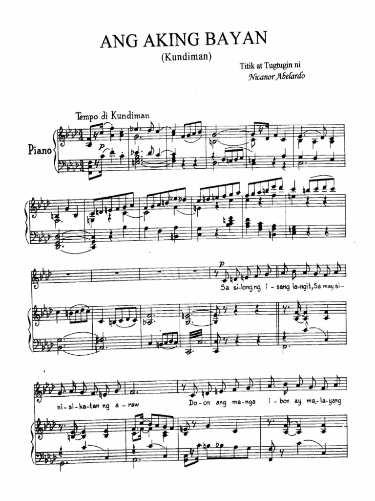 Ang Aking Bayan | PDF