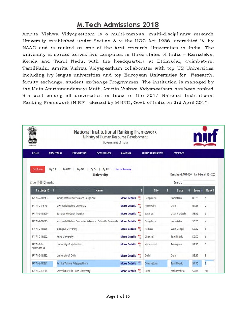 Btech Handbook 2015 | PDF | Identity Document | Electrical Engineering