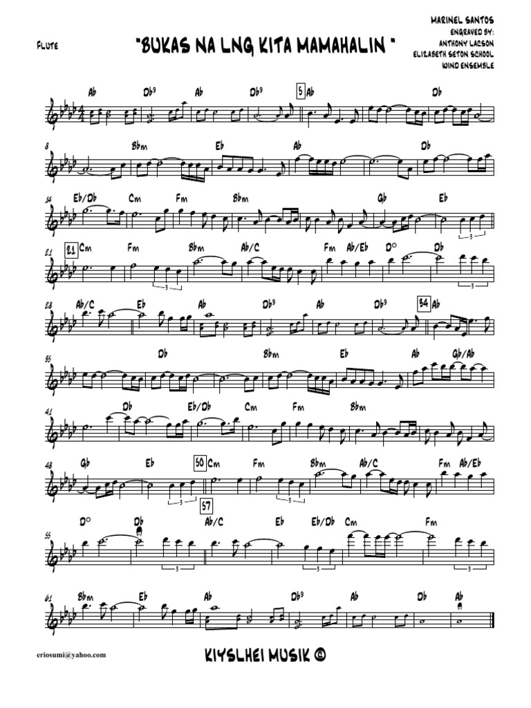 BUKAS NA LANG KITA MAMAHALIN in Ab PDF | PDF