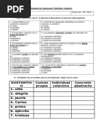 Ficha Sustantivos Individuales y Colectivos.. | PDF